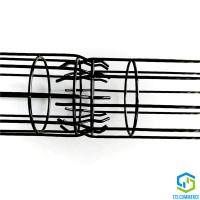 China Enlarged Ring Top Cap Carbon Steel Star Filter Cages for sale