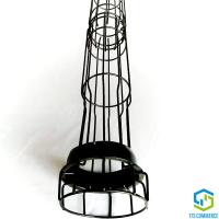 China Enlarged Ring Top Cap Carbon Steel Star Filter Cages for sale