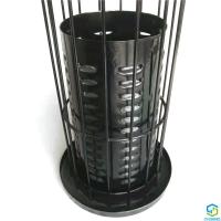 China Silicon Coating Window Shades Filter Cage Venturi Louver Top Cap for sale