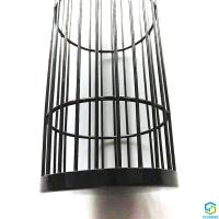China Q235 Wild Steel Dust Collector Filter Cage Silicon Coating for sale