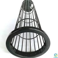 China Mild Steel Wire Dust Collector Filter Cage Silicon Coating for sale