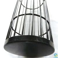 China Mild Steel Wire Dust Collector Filter Cage Silicon Coating for sale