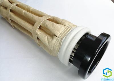 China 150mm Aramid Filter Bag Nomex Filter Bag Low Energy Consumption for sale