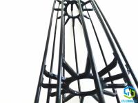 China Star filter Cage Silicon Coating Pleat Cage 110mm Spider Cage mild steel dust collector cage for sale