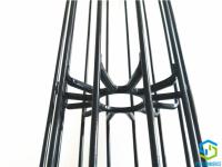 China Silicon Coating 120mm Carbon Steel Bag House Cages for sale