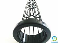 China 138mm 12 Pleats Baghouse Filter Cages Silicon Coating for sale
