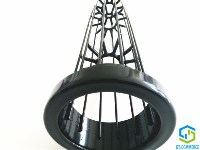 China 138mm 12 Pleats Baghouse Filter Cages Silicon Coating for sale