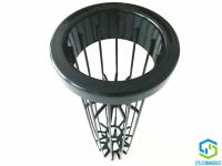 China 138mm 12 Pleats Baghouse Filter Cages Silicon Coating for sale