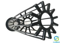 China 138mm 12 Pleats Baghouse Filter Cages Silicon Coating for sale