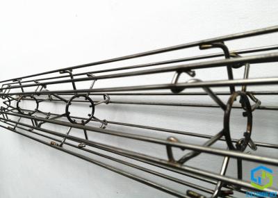 China 304 316 Stainless Steel Filter Cage 150mm Expand Filter Surface Bag Cage for sale