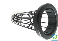 China Blast Protection 12 Ray Star filter Cages 120mm Cataphoresis Coating for sale