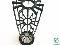 China Blast Protection 12 Ray Star filter Cages 120mm Cataphoresis Coating for sale