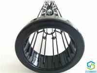 China 144mm Two Sections 8 Pleat Filter Cage Silicon Coating Mild Steel Bayonet Joint for sale