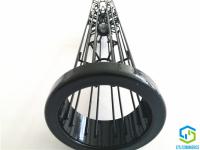 China Global Joint Two Sections Spider Cage Star Cage Silicon Coating Pleat Cage 150mm Epoxy Coating for sale