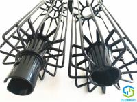 China Two Sections Global Joint Star Cage Silicon Coating 12 Pleat Cage 120mm Spider Cage Carbon Steel Bag House Cage for sale