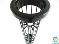 China Two Sections Global Joint Star Cage Silicon Coating 12 Pleat Cage 120mm Spider Cage Carbon Steel Bag House Cage for sale