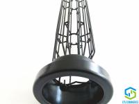 China Hanging Cap 110mm Star Filter Cages Epoxy Coating for sale