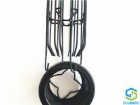 China Hanging Top Cap 8 Pleats 144mm Star Filter Cages for sale