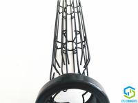 China Hanging Top Cap 8 Pleats 144mm Star Filter Cages for sale