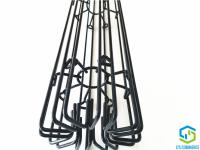 China Hanging Top Cap 8 Pleats 144mm Star Filter Cages for sale