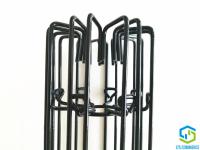 China Removable Top Cap Q235 Mild Steel Star Filter Cages for sale