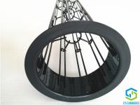 China L Shape Top Cap Plain Edge Flange Cap Star Cage Silicon Coating Pleat Cage Mild Steel Spider Cage Bag House Bag Cage for sale