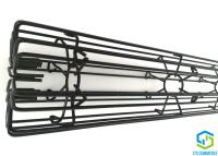 China L Shape Top Cap Plain Edge Flange Cap Star Cage Silicon Coating Pleat Cage Mild Steel Spider Cage Bag House Bag Cage for sale