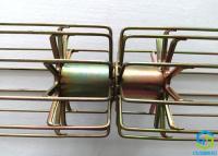 China Zinc Coating 12 Pleat 120mm Star Filter Cages for sale