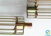 China Zinc Coating Bayonet Joint Star Filter Cages Two Pieces 138mm 12 Ray for sale