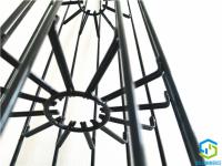 China Double Wire Spider 138mm Star Filter Cage Silicon Coating Pleat Cage 12 Pleats Spider Cage Dust Collect Cage for sale