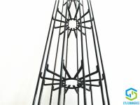 China Double Wire Spider 138mm Star Filter Cage Silicon Coating Pleat Cage 12 Pleats Spider Cage Dust Collect Cage for sale