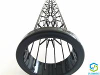 China Double Wire Spider Star Cage Silicon Coating Pleat Cage 110mm Spider Cage Mild Steel Dust Collector Cage for sale