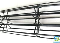 China Bonded Vertical Wire12 Ray Star Cage Silicon Coating Pleat Cage 120mm Spider Cage Carbon Steel Bag House Cage for sale