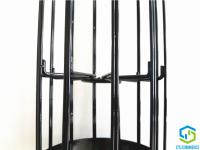 China Bonded Vertical Wire12 Ray Star Cage Silicon Coating Pleat Cage 120mm Spider Cage Carbon Steel Bag House Cage for sale