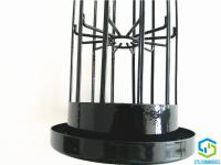China Weld Vertical Wire Star Filter Cage Silicon Coating Pleat Cage 138mm Spider Cage Mild Steel bag house Cage for sale