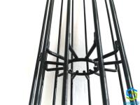 China Wire Spider 110mm Star Cage Silicon Coating Pleat Cage 12 Pleats Spider Cage Dust Collector  Cage for sale