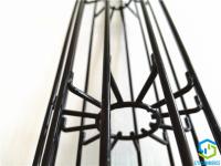 China Wire Spider Star Filter Cage Silicon Coating Pleat Cage 138mm Spider Cage Mild Steel Bag House Cage for sale