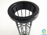 China Wire Spider Star Filter Cage Silicon Coating Pleat Cage 138mm Spider Cage Mild Steel Bag House Cage for sale