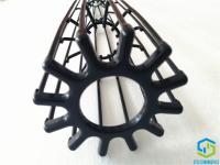 China Silicon Coating 12 Pleats Star Filter Cages Venturi Cap for sale