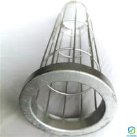 China Round Aramid Dust Collector Filter Bag Cages Bag House Cages for sale