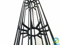 China 12 Pleat PPS Bag 110mm Dust Collector Filter Cage for sale