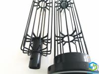 China 12 Pleat Q235 Mild Steel Baghouse Filter Cages PTFE Star Bag Cage for sale