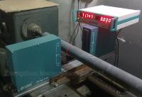 China Laser Diameter Measuring Gauge , Axis And Rubber Roller Diameter Testing Instruments for sale