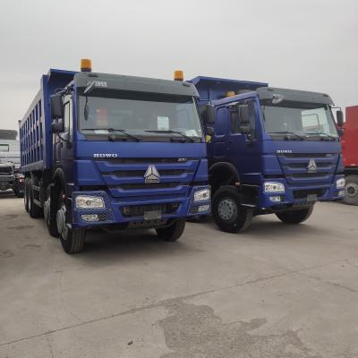China 371hp Dump Tipper Truck Sinotruk 8 X 4 Drive 12 Wheeler 8L WD615.47 for sale