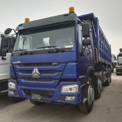 China 371hp Dump Tipper Truck Sinotruk 8 X 4 Drive 12 Wheeler 8L WD615.47 for sale