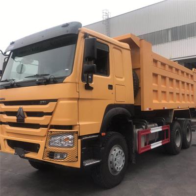 China Euro 2 Sinotruk Howo Dump Truck Heavy 10 Wheeler 371hp Dump Truck for sale