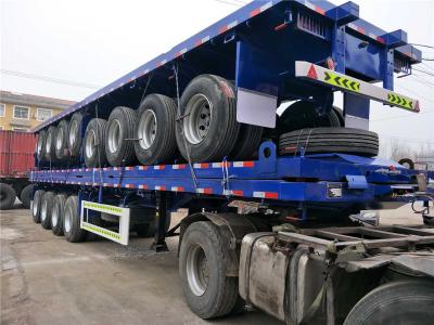 China Low Bed Transport Semi Trailer 30-60 Ton Semi Trailer Truck 13 X 2.5 X 1.56m for sale