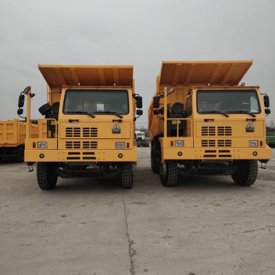 China 70 Ton Mine Dump Truck With 10 Wheels WD615.47 Left And Right Driving for sale