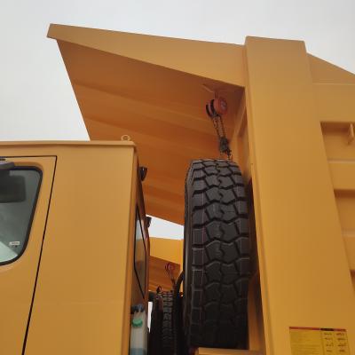 China 10 Wheels Mine Dump Truck High Power Sinotruk 90 Ton Half Cabin for sale