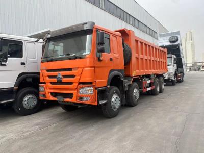 China 8L Sinotruk Howo 8x4 Dump Truck Euro 2 Engine 371hp Left Hand Driving for sale
